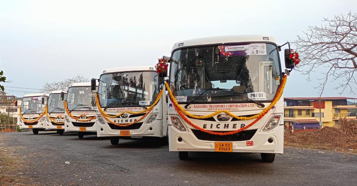 Inauguration and flagged off of five new ultra modern KTCL buses for ...