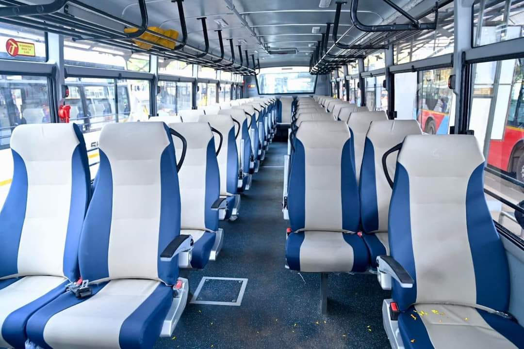 Inauguration and flagged off of five new ultra modern KTCL buses for ...